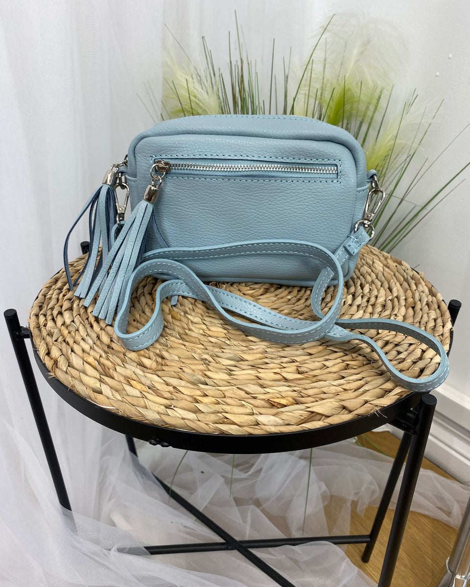 Alison Camera Bag - Powder Blue – The Dressing Room